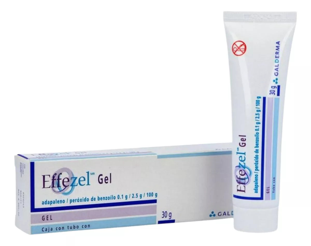 Effezel Gel 0.1/2.5/100G, Tubo con 30g | Gel para el Acné | SkinGroup Store