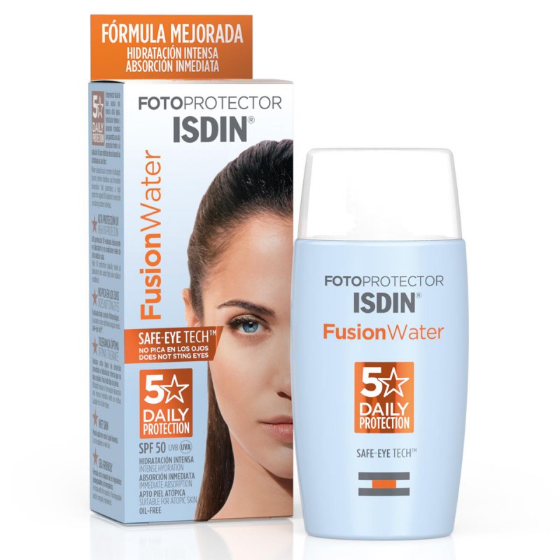 ISDIN FOTOPROTECTOR FUSION WATER SIN COLOR SPF 50 – SkinGroup Store